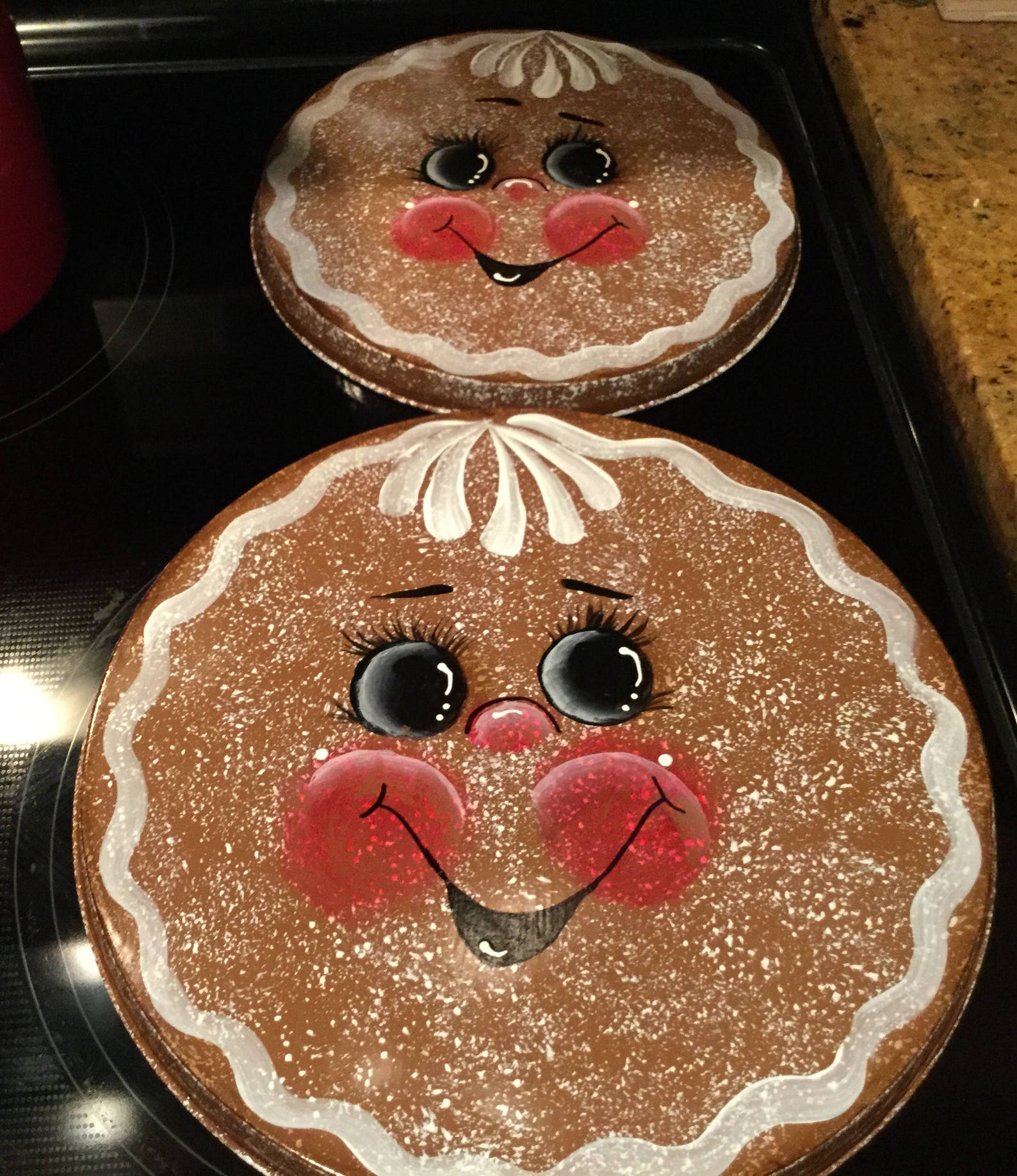 Gingerbread Burner Stove Covers.gingerbread Lover.ginger Kitchen ...