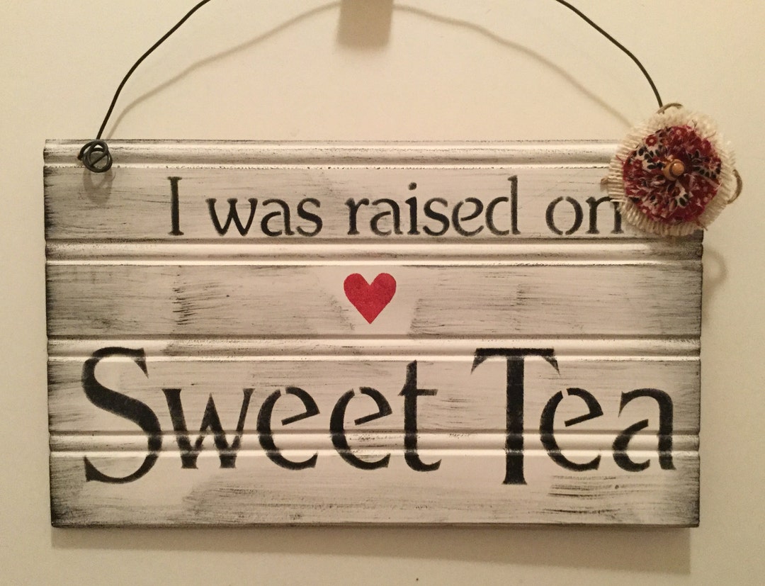 Sweet Tea Upcycled Wood Sign Farm Sign Housewarming Gift - Etsy