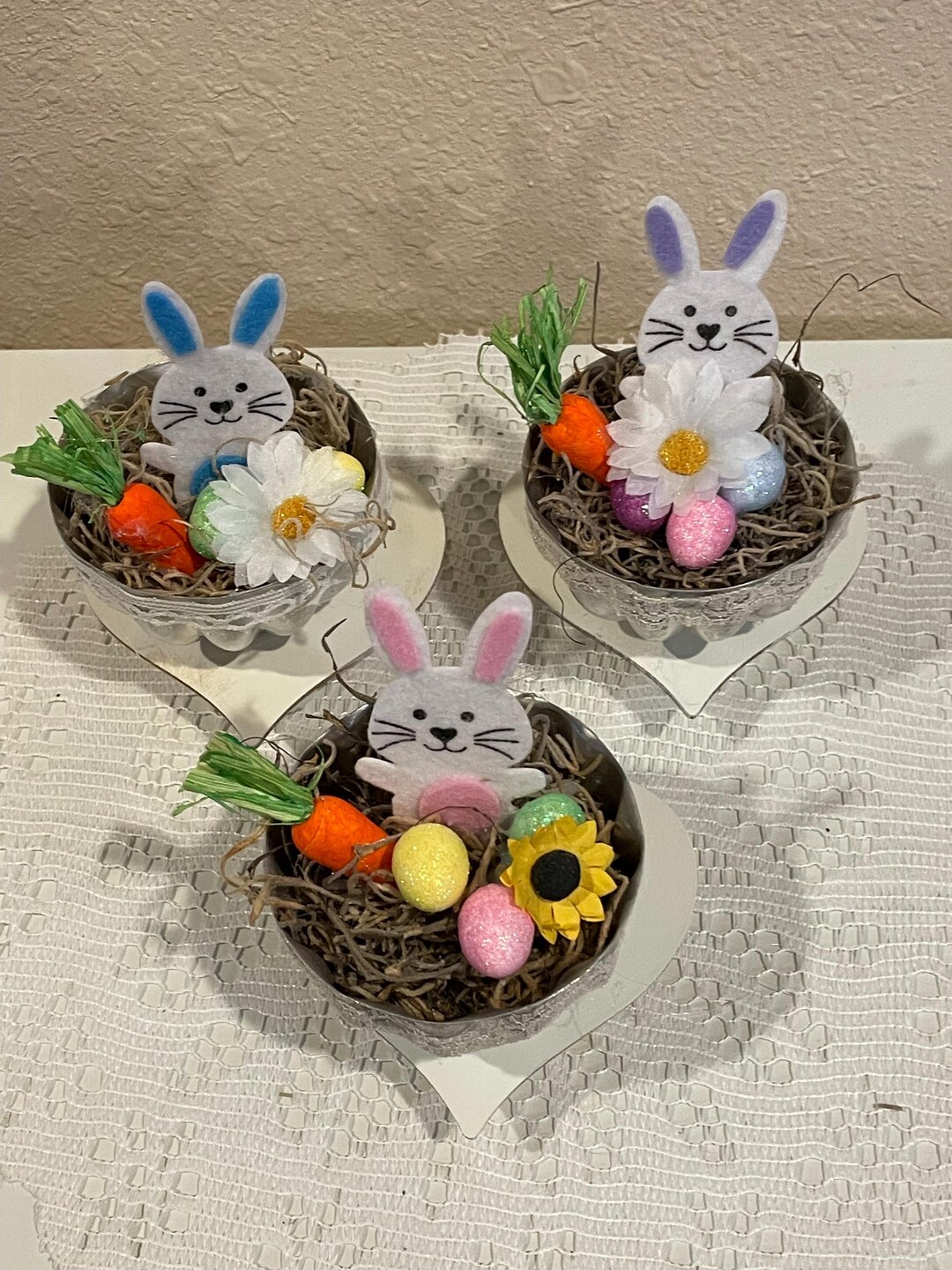 Small Jello Mold With Rabbit Decoration. Easter Decor. - Etsy
