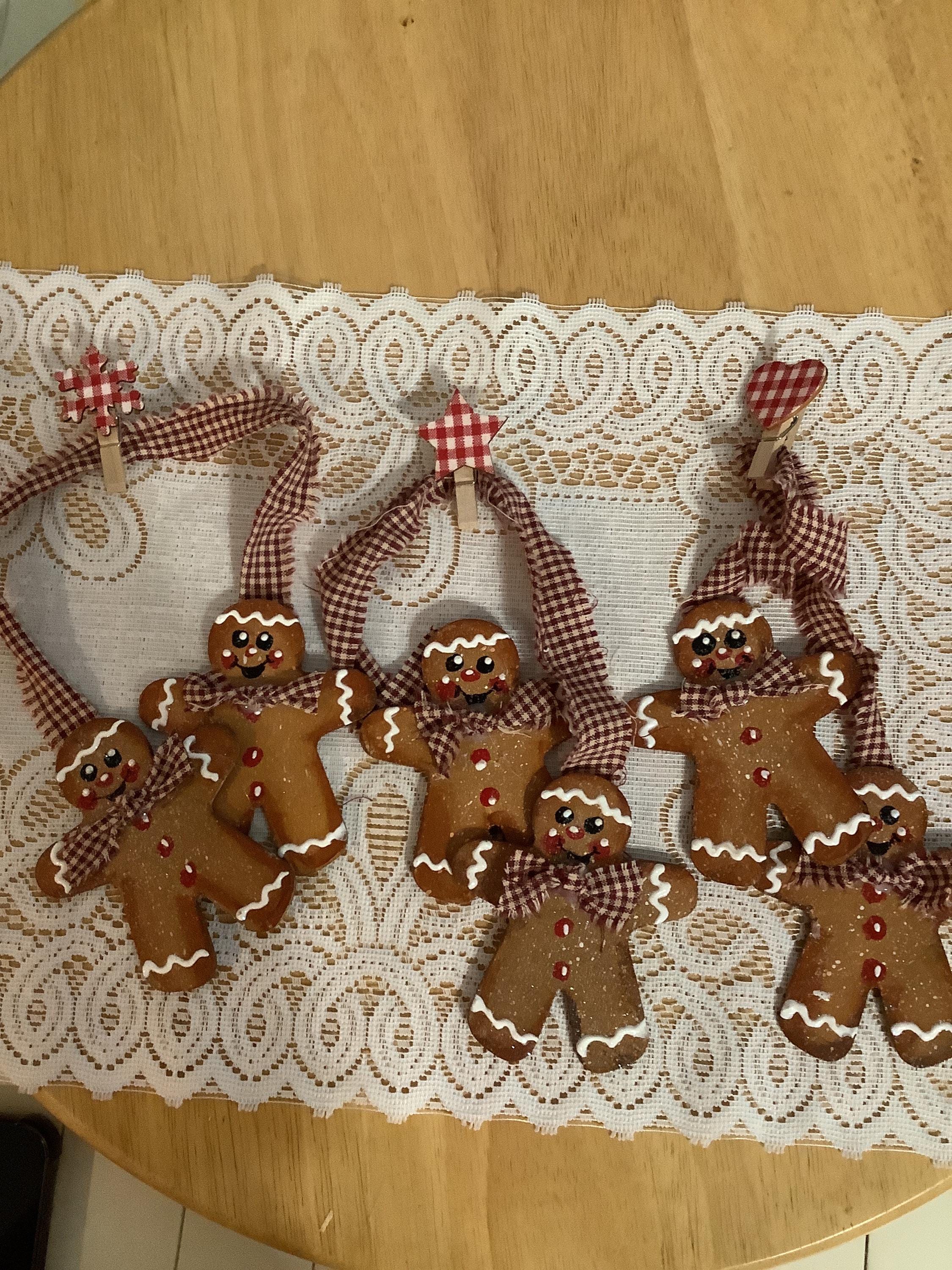 Gingerbread Wooden Ornament Ginger Decor Ginger Lover Collector Ready ...