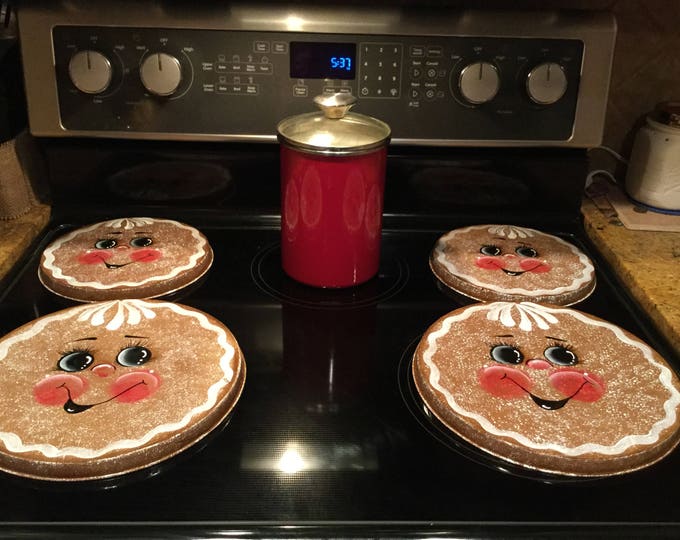 Gingerbread Burner Stove Covers.gingerbread Lover.ginger Kitchen ...
