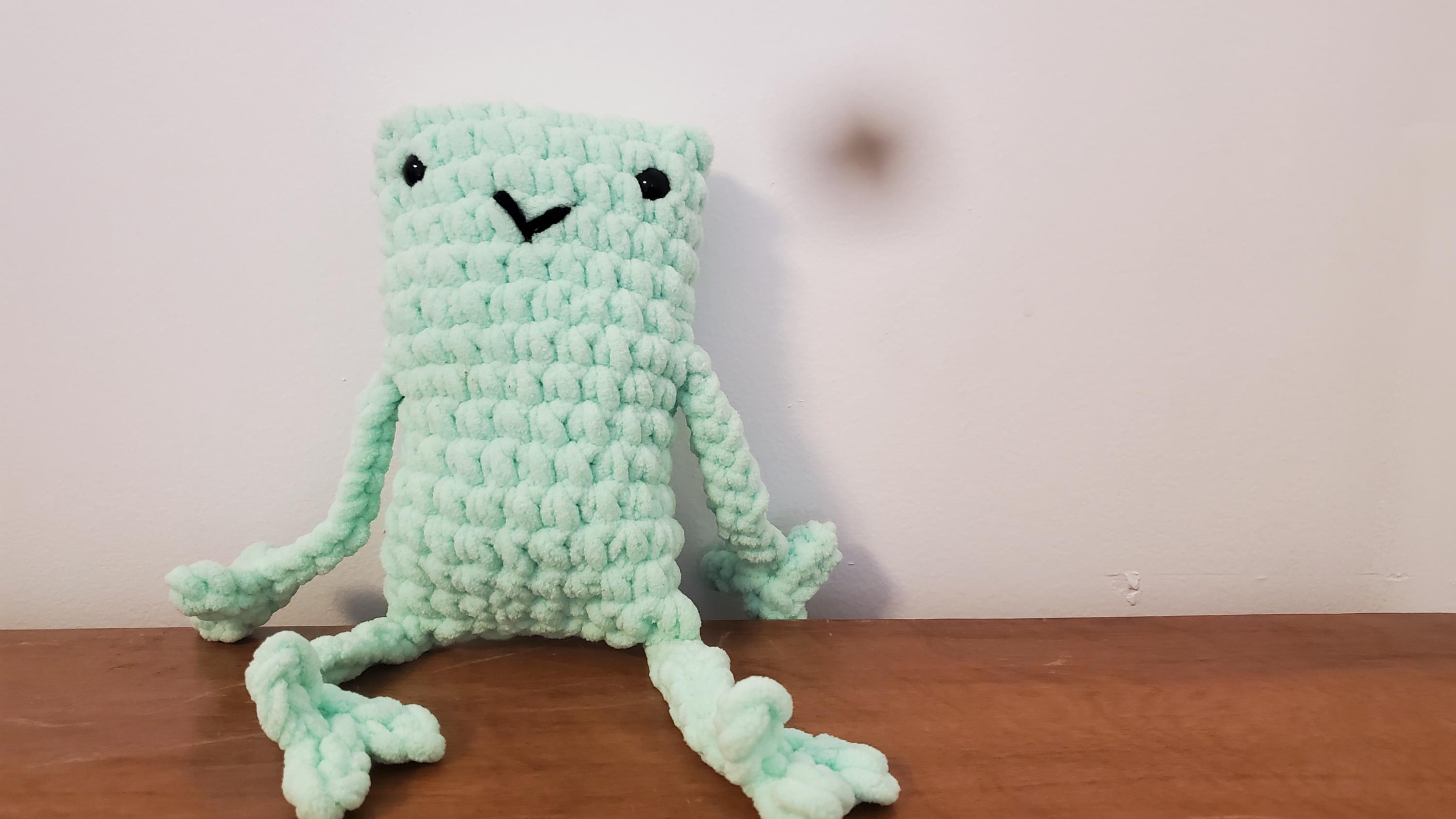 Crochet Leggy Frogs Cute Frog Large Plushie - Etsy