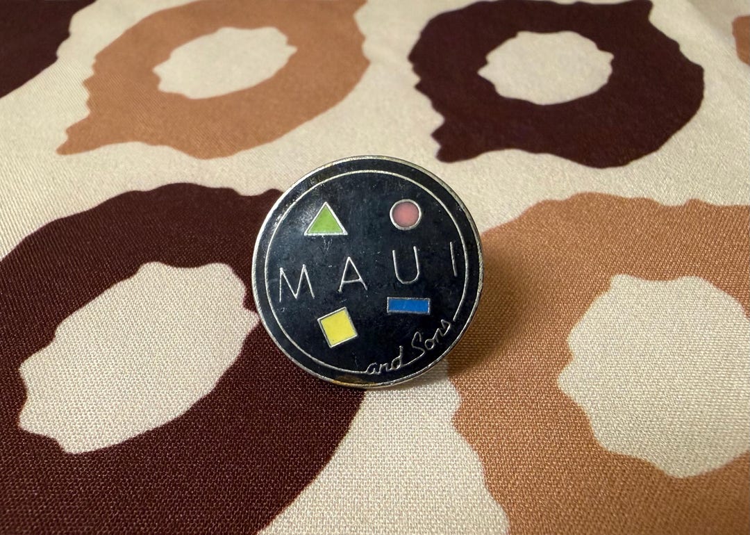 Maui and Sons Logo Enamel Pin - Etsy