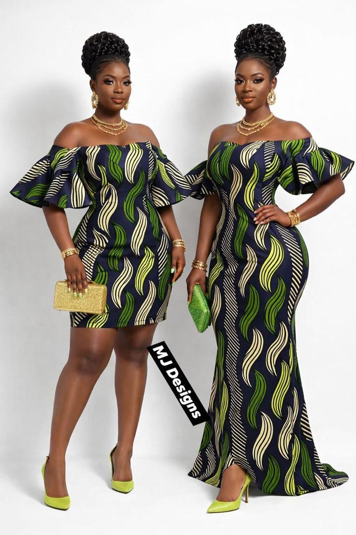 Friends Combo African Print Prom Dress,african Special Occasion Dress ...