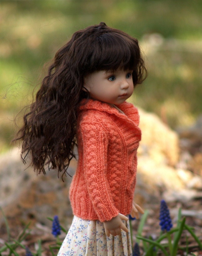 Crossover-collar Aran-ld--knitting Pattern for Dianna Effner's 13 ...