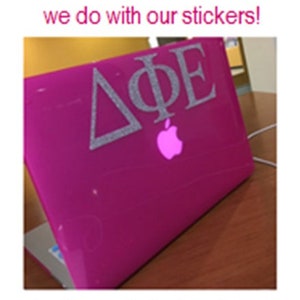 Greek Letters - Greek Alphabet- Greek Wall Stickers- Greek Glitter ...