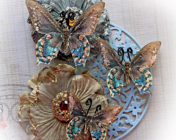 Reneabouquets Butterfly Set Oh so Shabby Chic Butterflies - Etsy