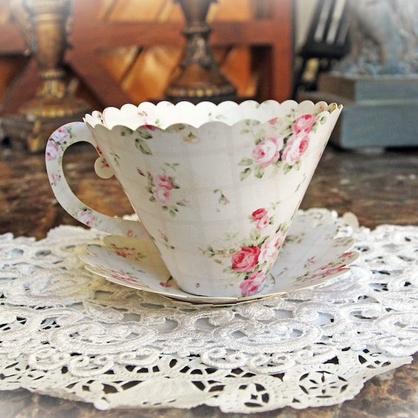 Paper Tea Cups - Etsy
