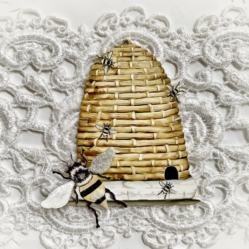 Reneabouquets Handcrafted Bee Set Sugar Bees Premium Paper - Etsy