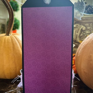 Twilight Trick or Treat Halloween Oversized Tag Large 11 X 4 1/4 With A ...
