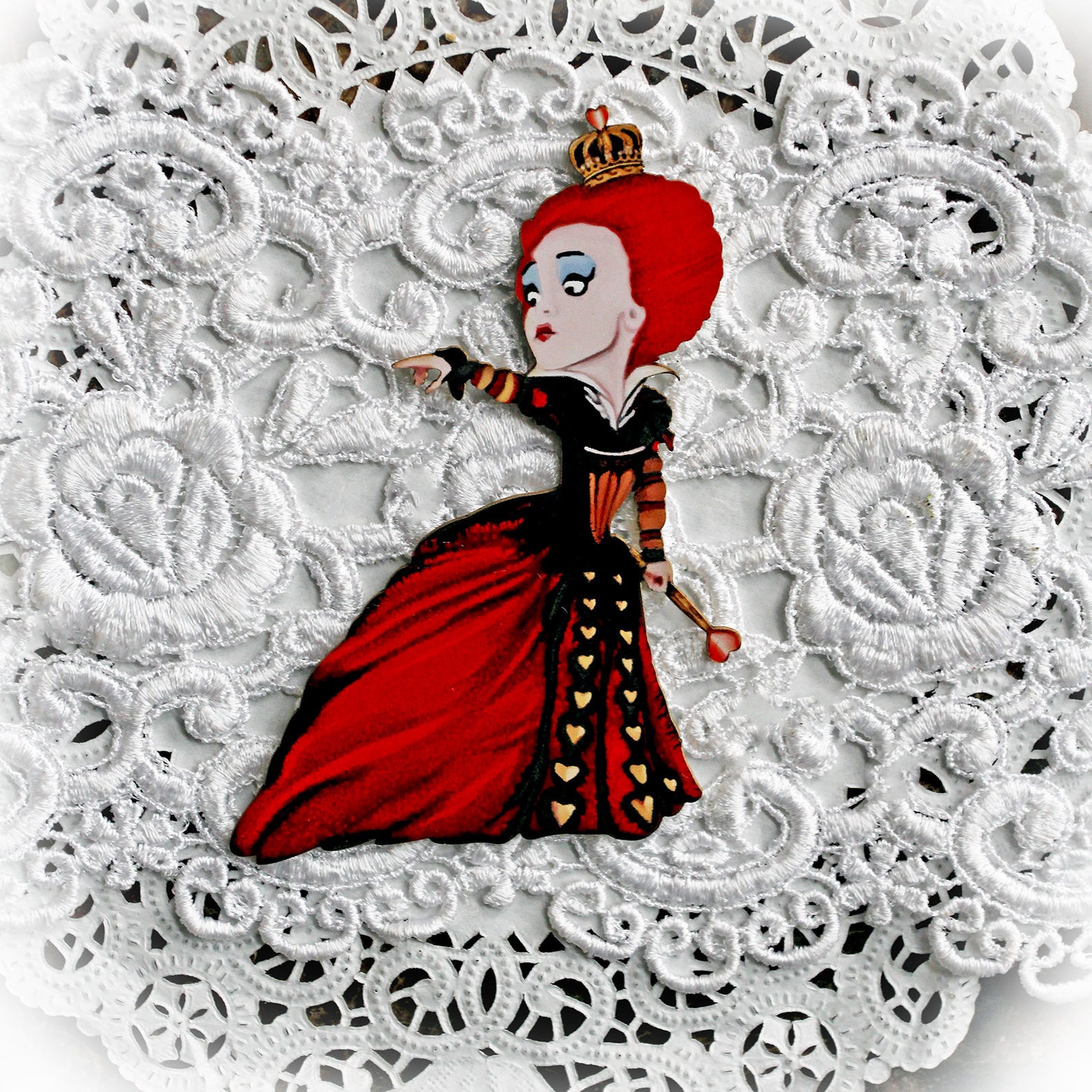 Reneabouquets Printed Beautiful Board Laser Cut Chipboard Red - Etsy