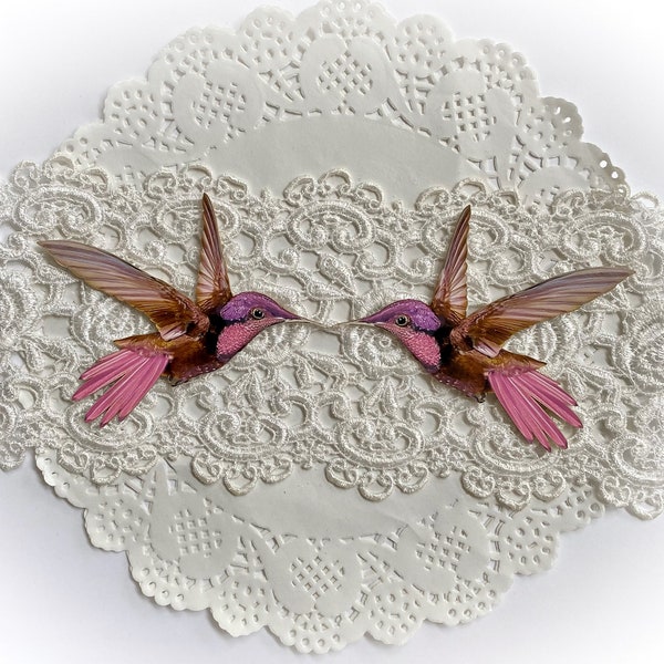 Hummingbird Die Cut - Etsy