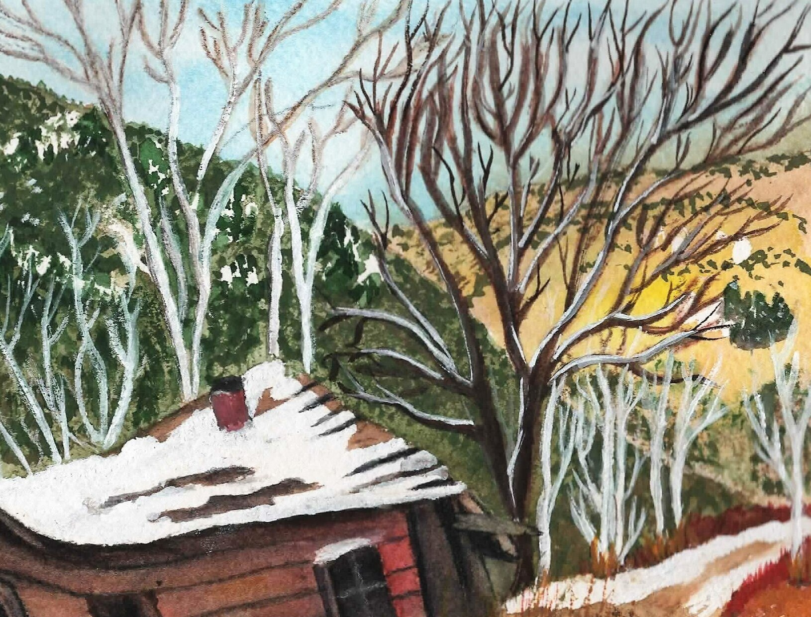 Just Plume Tired Watercolor Print by Rhema Cruson, Rhemasartworld ...