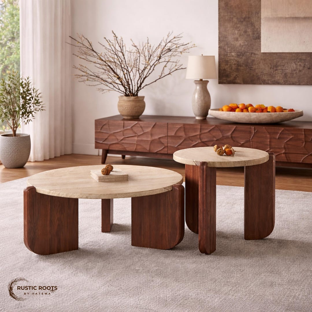 Custom Wooden Dining Table | Solid Walnut or Oak Legs | Modern Minimal ...