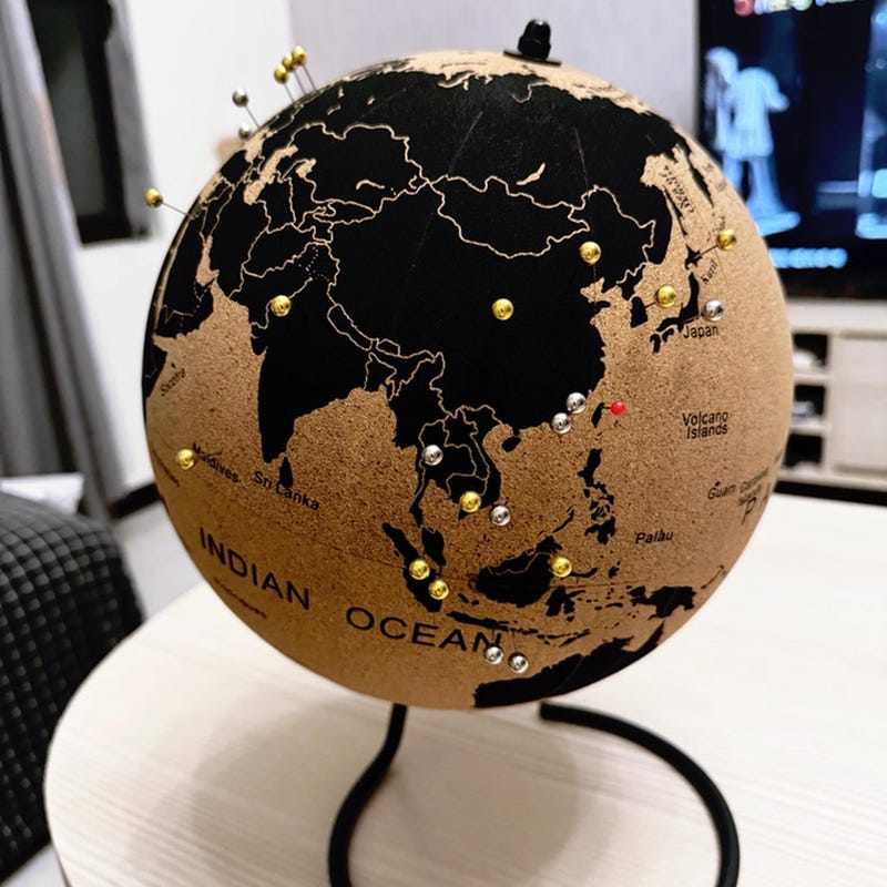 Push Pin Globe - Etsy