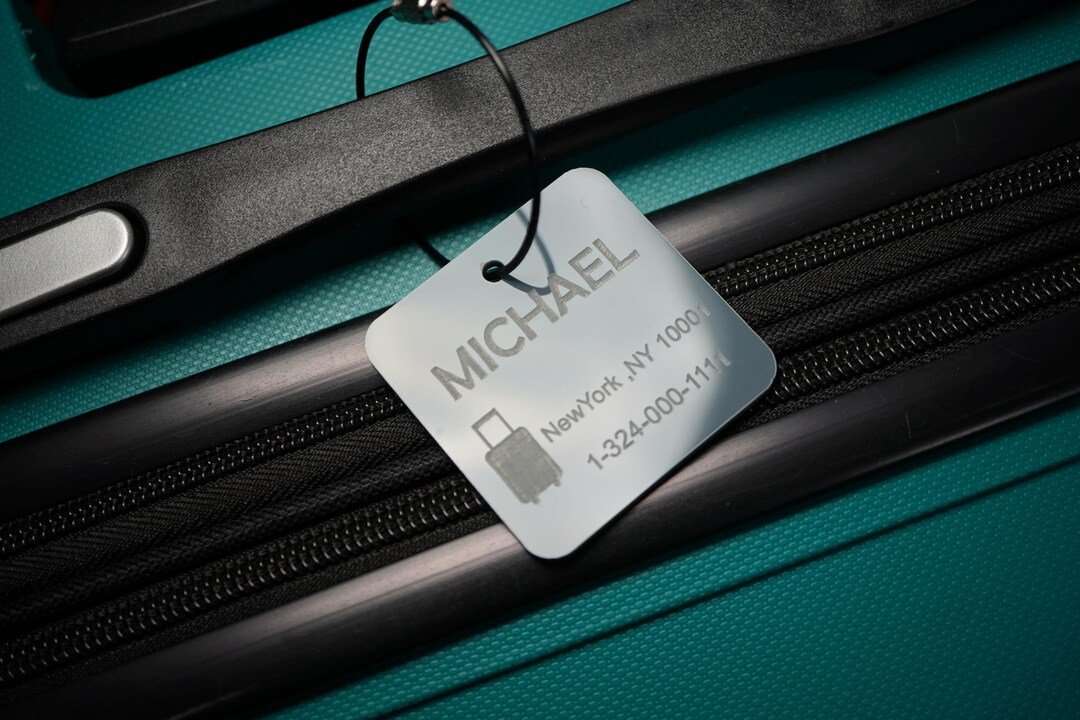 Luggage Tags Personalized, Backpack Tag, Bag Tags, Name Tags for ...