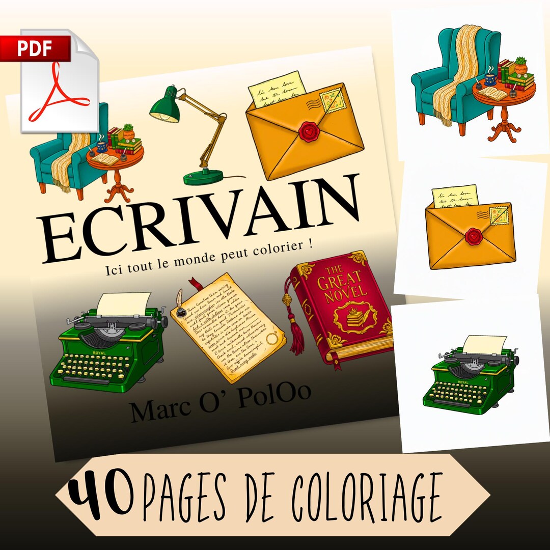 WRITER – 40 Printable Pages – Writing & Literature – Writer ...