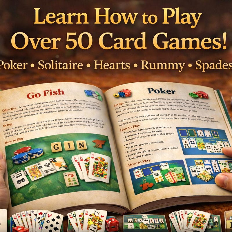 Playing Cards Rule Book - Etsy UK