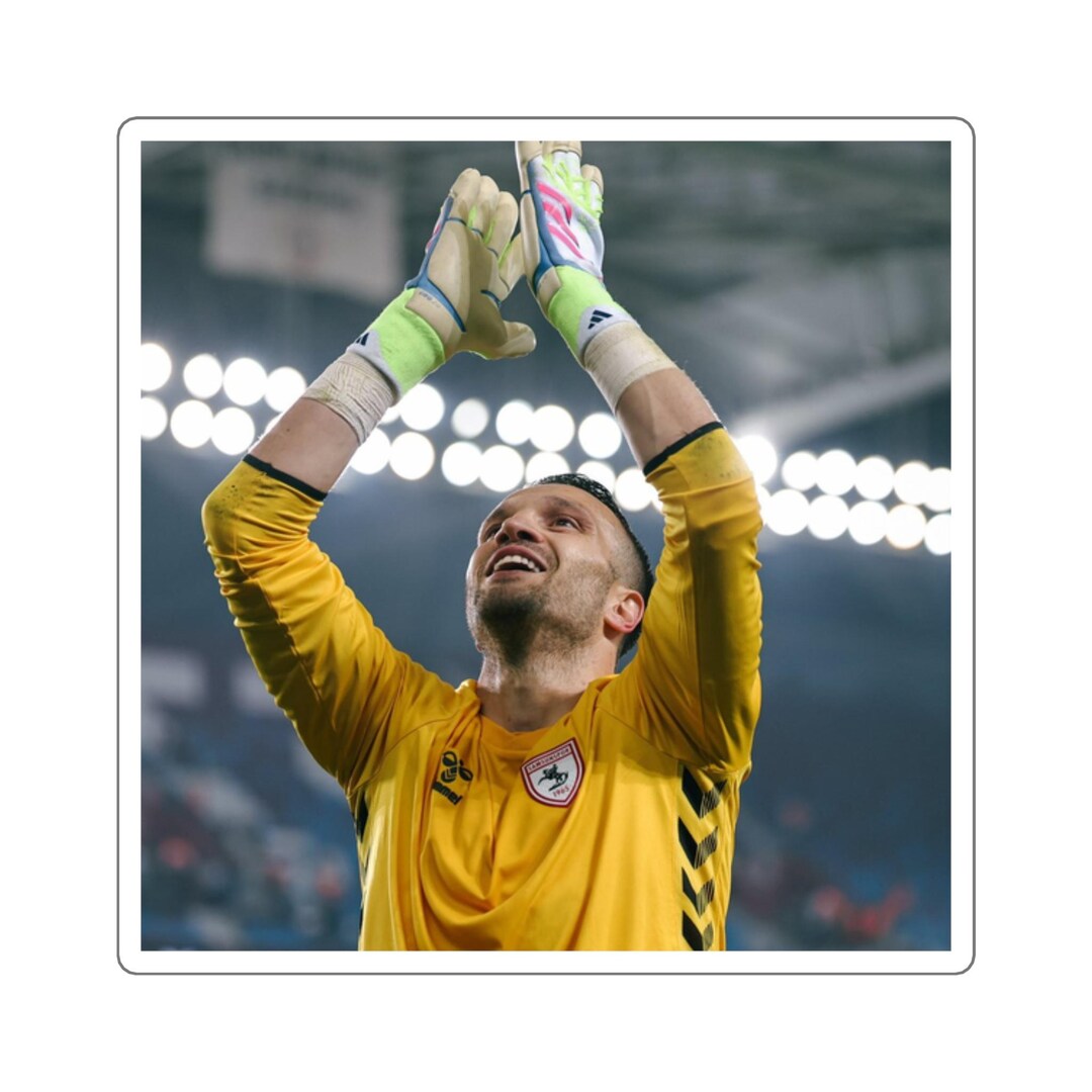 Soccer Goalkeeper Photo Square Sticker | Sports Fan Decal - Etsy