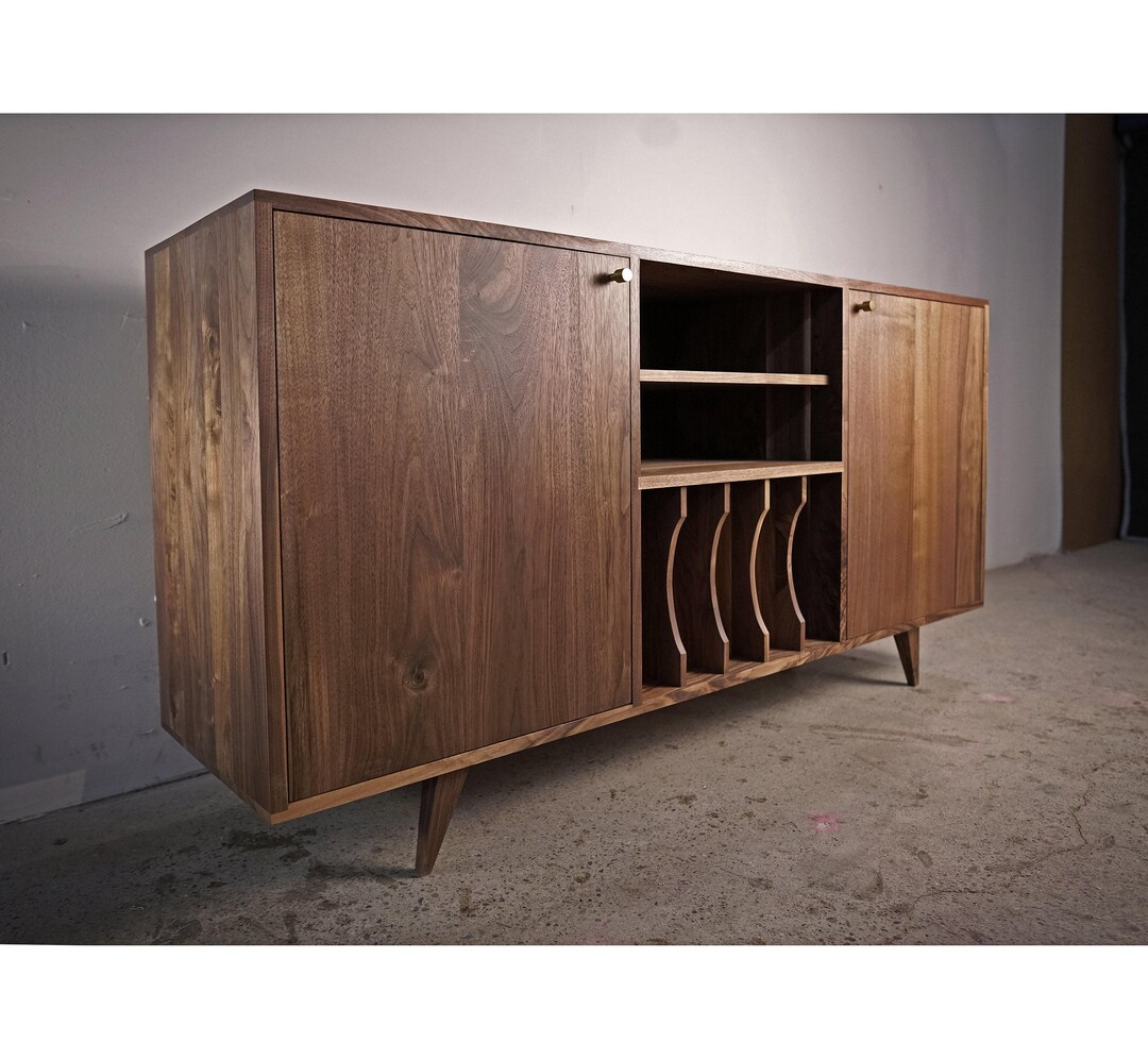 Romo Vinyl Console 2.0, Handcrafted Solid Wood, Modern LP Record ...