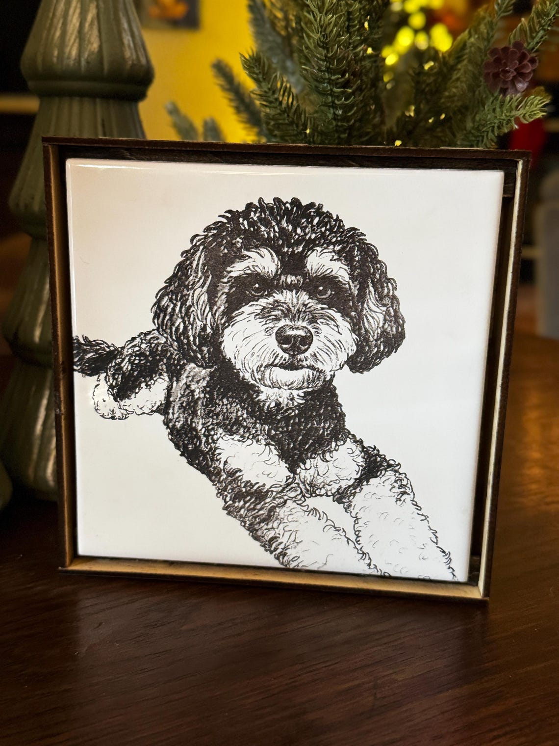 Framed Laser Engraved Portrait Tiles - Etsy