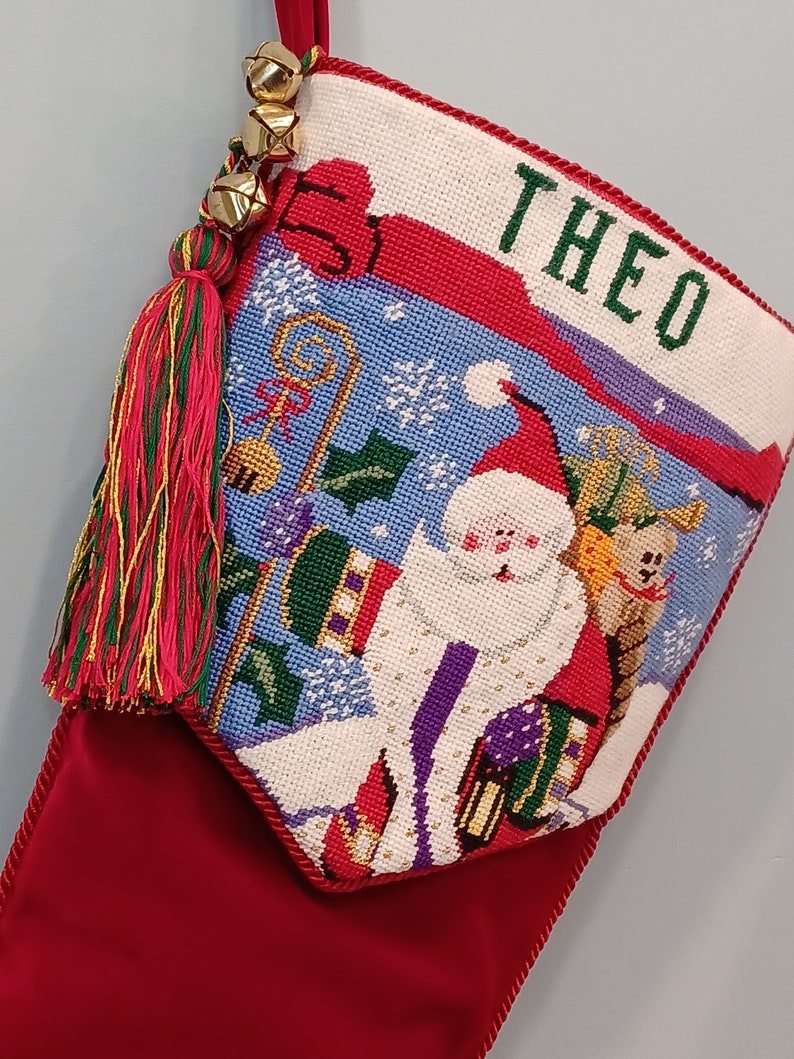 Christmas Stocking Cuff Needlepoint Finishing Service - Etsy