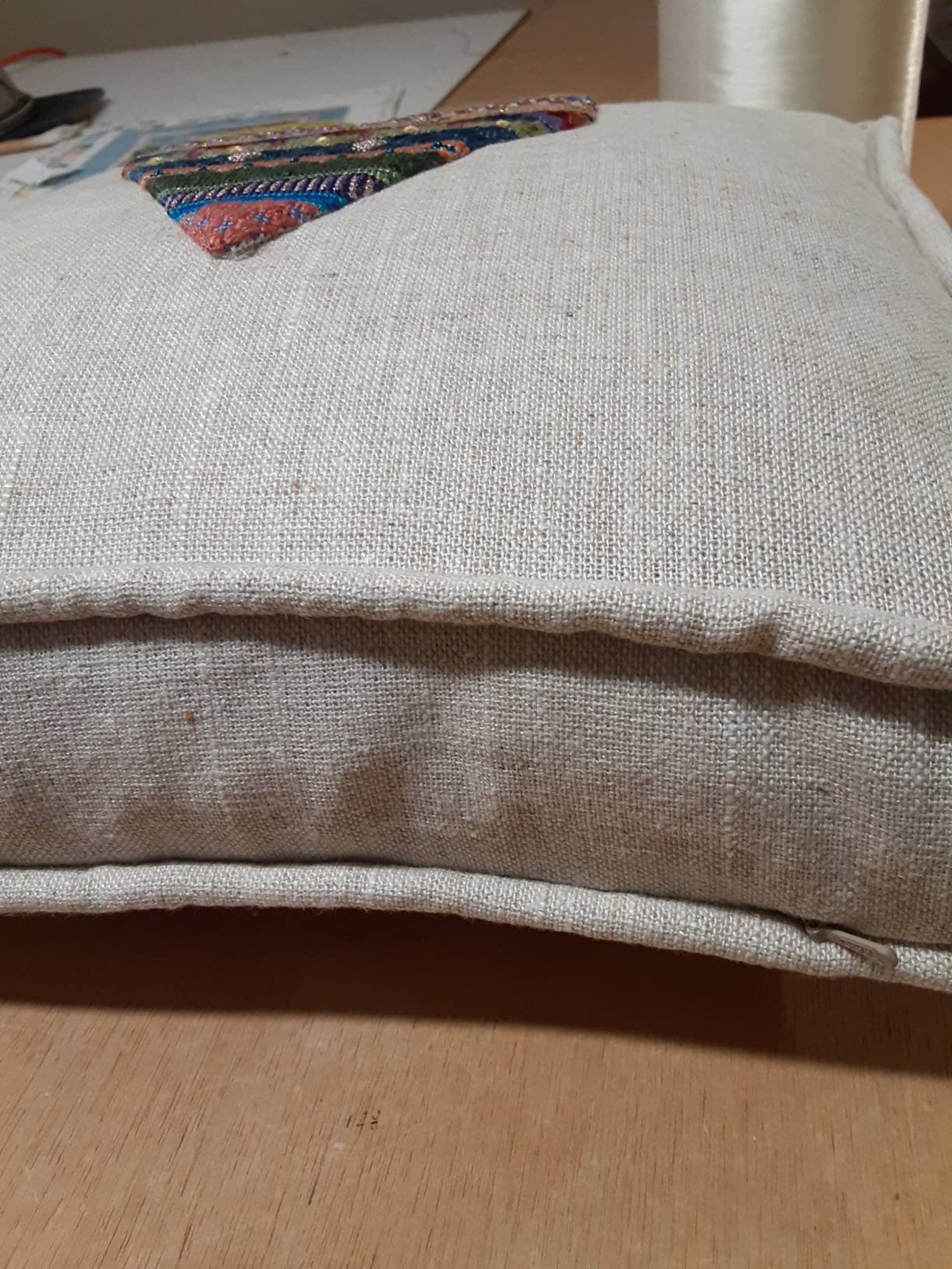 Framed and Gusset Edge Pillow With Cording and Invisible - Etsy