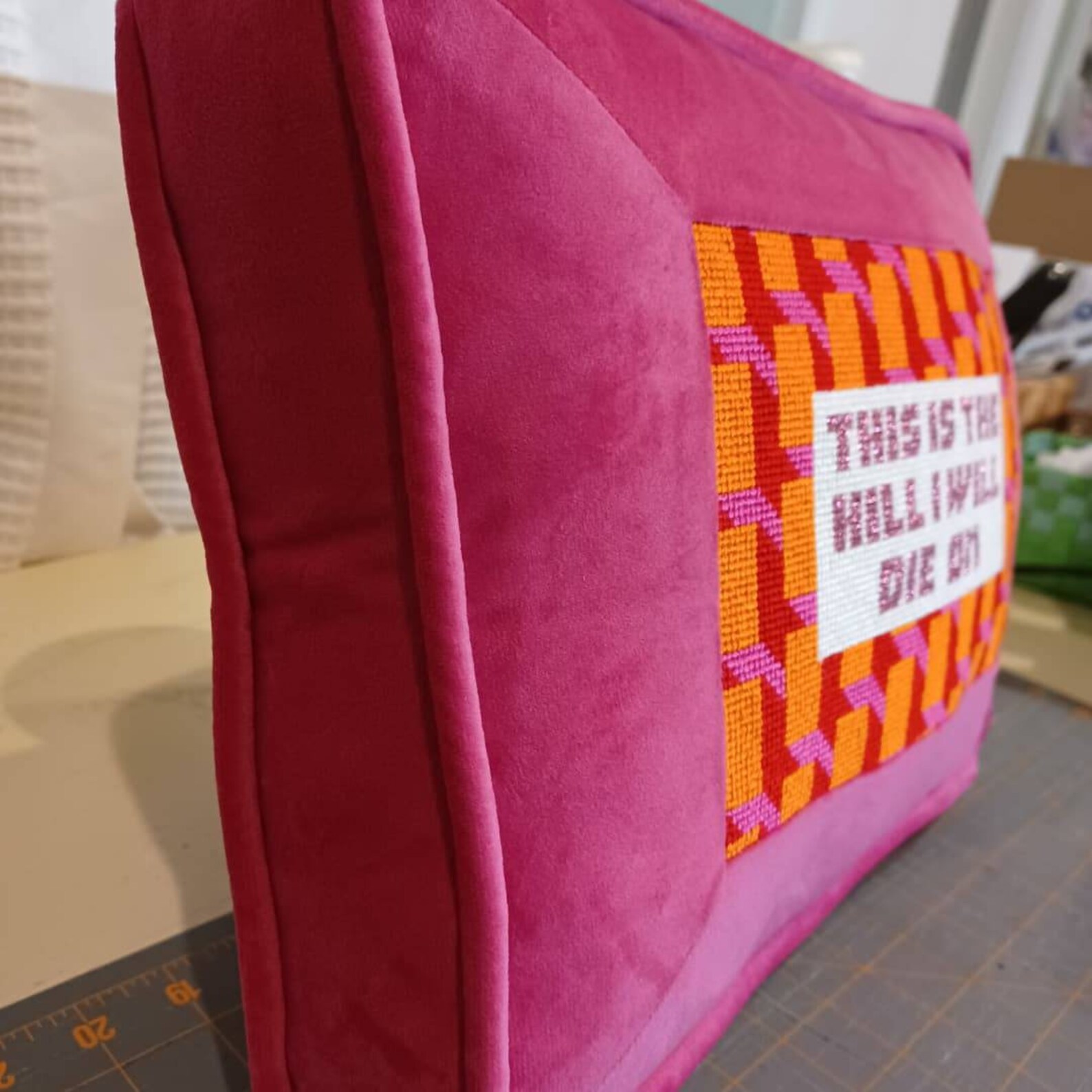 Framed and Gusset Edge Pillow With Cording and Invisible - Etsy