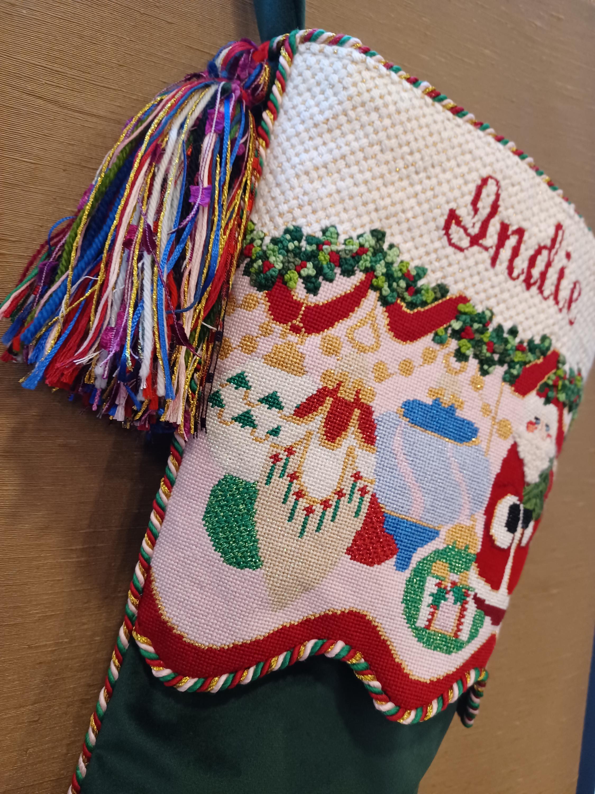 Christmas Stocking Cuff Needlepoint Finishing Service - Etsy