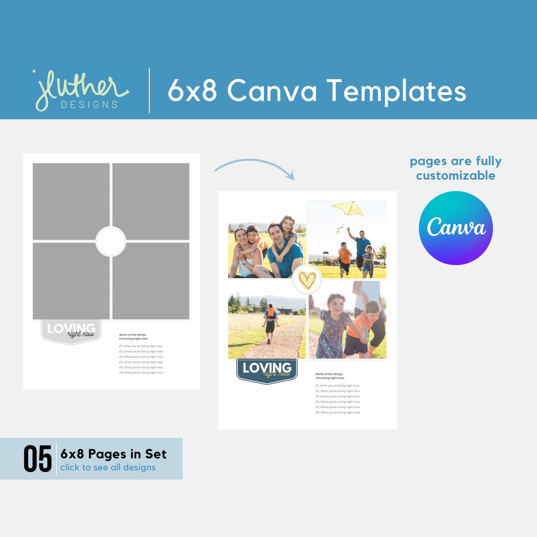 6x8 Everyday Stories | No. 3 - Fully Customizable Canva Templates for ...