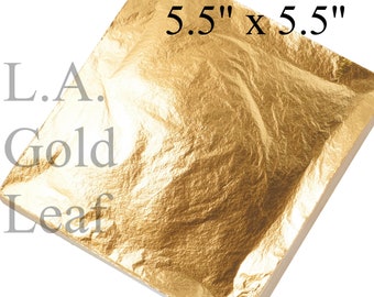 Imitation Gold Leaf Transfers 12 Sheets - Etsy