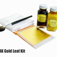 24K Gold Leaf, Art & Craft Gilding (40 Pcs) - Etsy