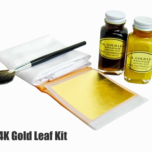 24K Gold Leaf Gilding Kit 2oz. | Etsy