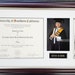 Handmade Diploma Frame for College Diploma Size 8 1/2 X 11 black/white ...