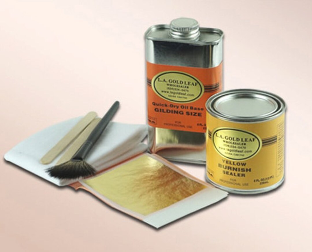 23K Gold Leaf Gilding Kit 8oz. - Etsy