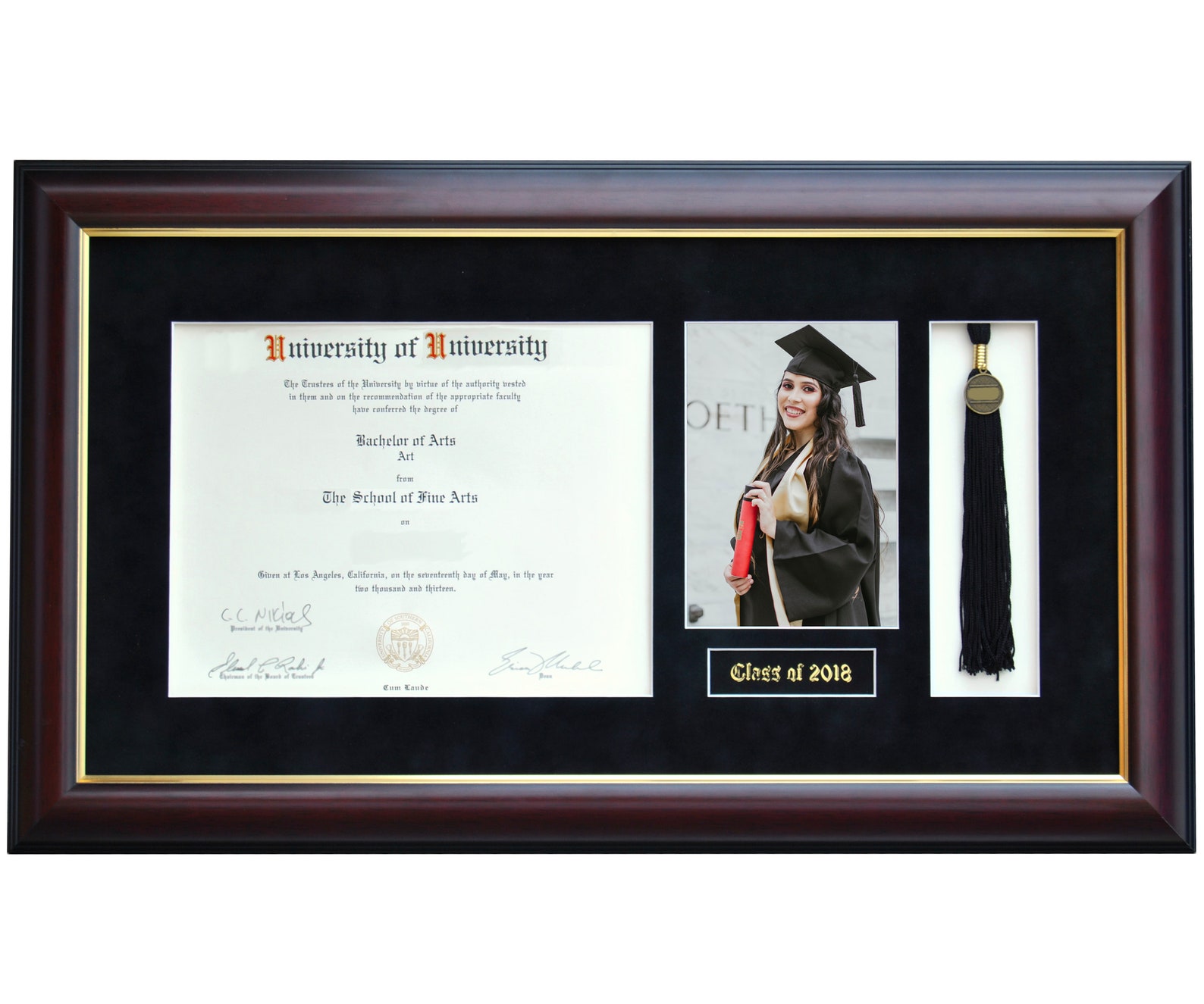 Handmade Diploma Frame for Diploma Size 8 1/2 X 11 - Etsy