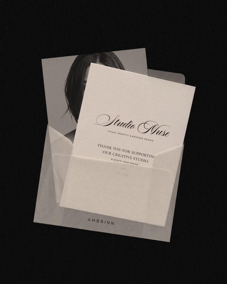 Vellum Envelope Stationery PSD Mockup, Minimalist Card Presentation ...