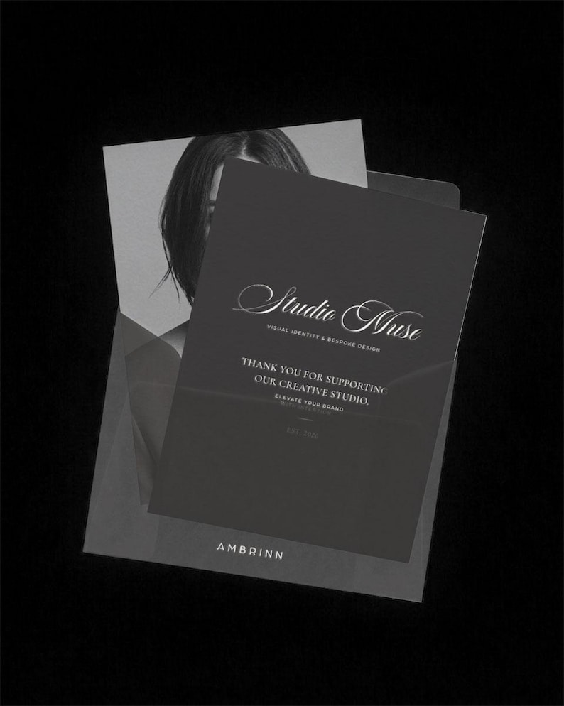 Vellum Envelope Stationery PSD Mockup, Minimalist Card Presentation ...