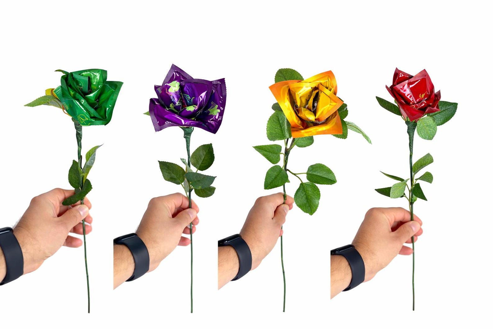 Condom Rose Gift – Funny Romantic Gag Gift – Safe Sex Rose – Valentine ...