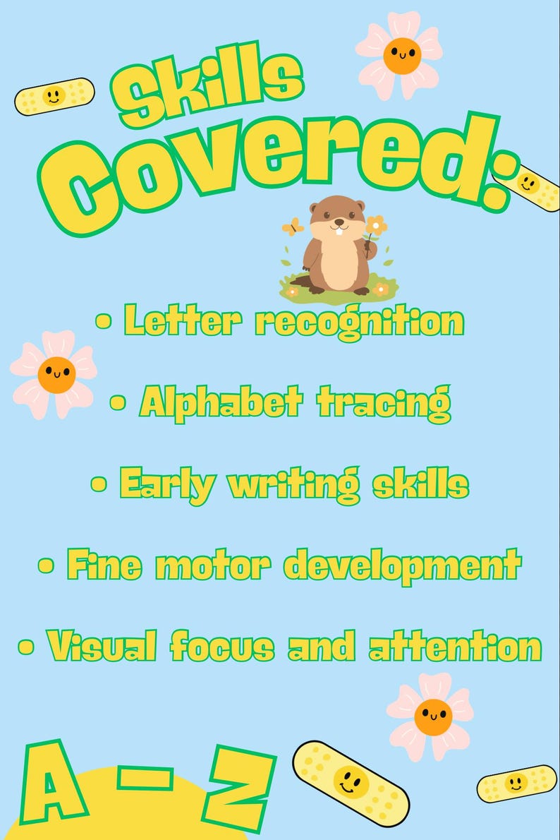 Spring Literacy Worksheets for Kids | Alphabet Tracing & Early Reading ...