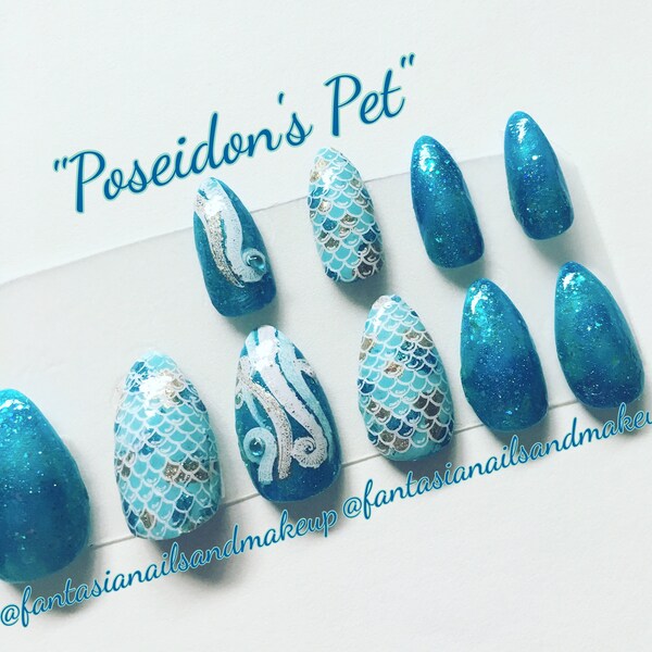 Octopus Nails - Etsy