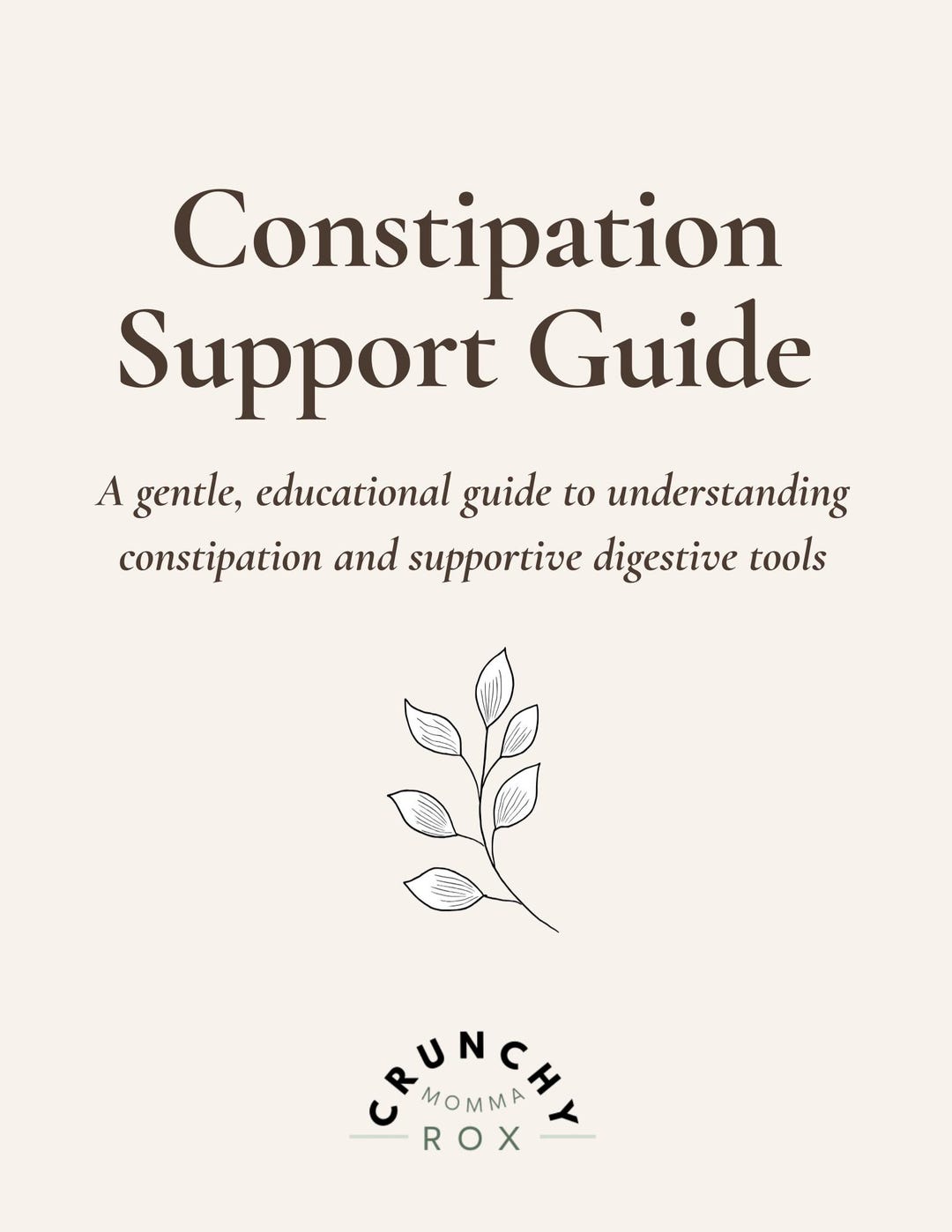 Constipation Support Guide | Root-focused Digestive Education | Gentle ...