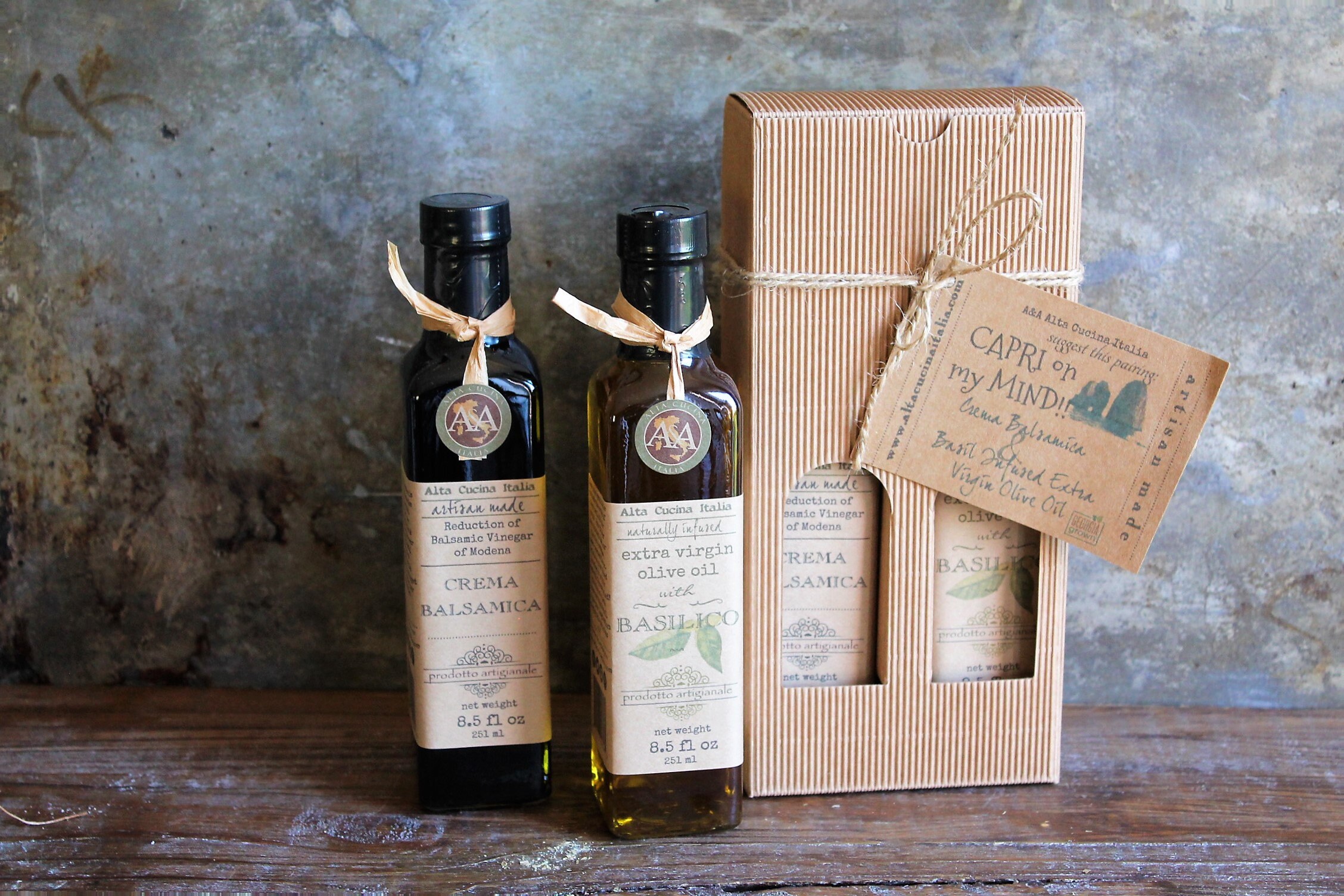 Oil and Vinegar Gourmet Gift Set Gourmet Food Gift Box Oil & Vinegar ...