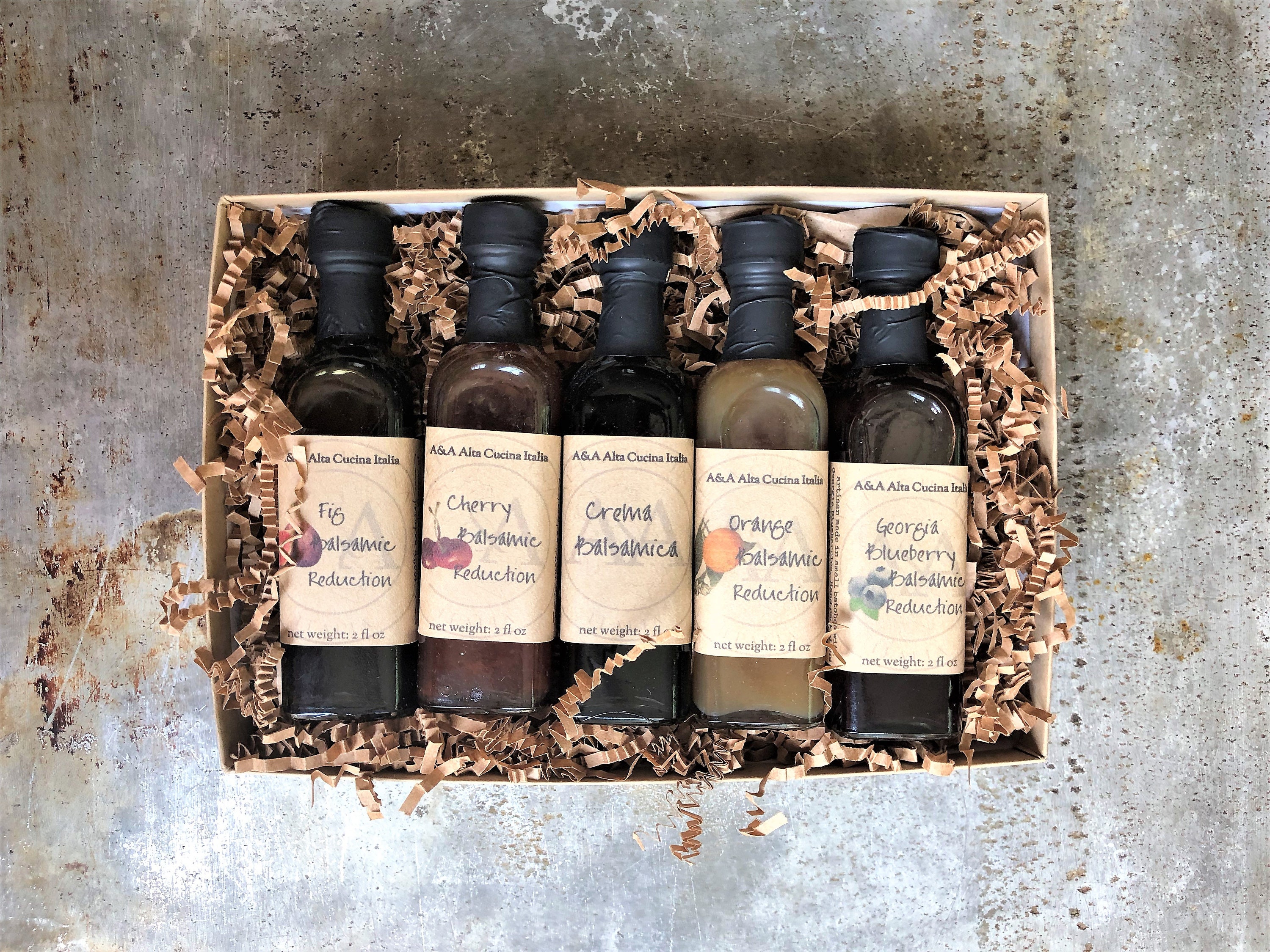 Balsamic Vinegar Glaze Sampler Gift Box - Holiday Gourmet Gift Box ...