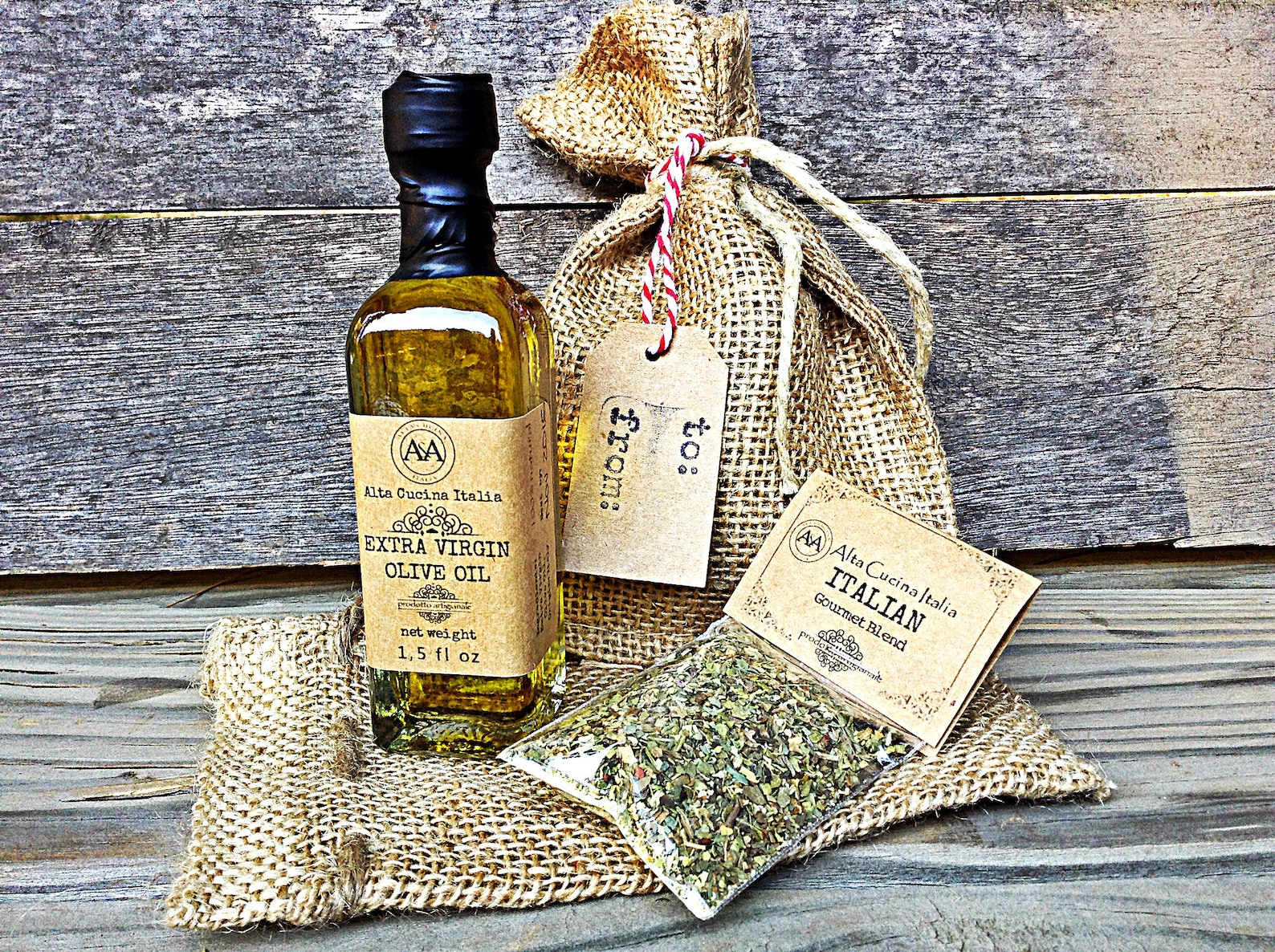 Olive Oil & Balsamic Mini Gift Set Oil and Vinegar Favors - Etsy