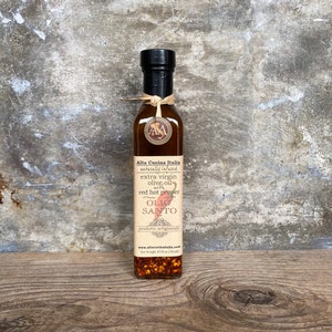 Red Hot Pepper Extra Virgin Olive Oil 8,5 Fl Oz- Spicy Olive Oil - Etsy