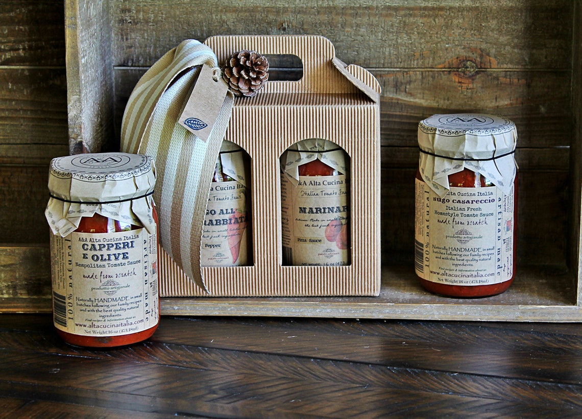 Tomato Sauce Gift Set Authentic Italian Tomato Sauces - Etsy