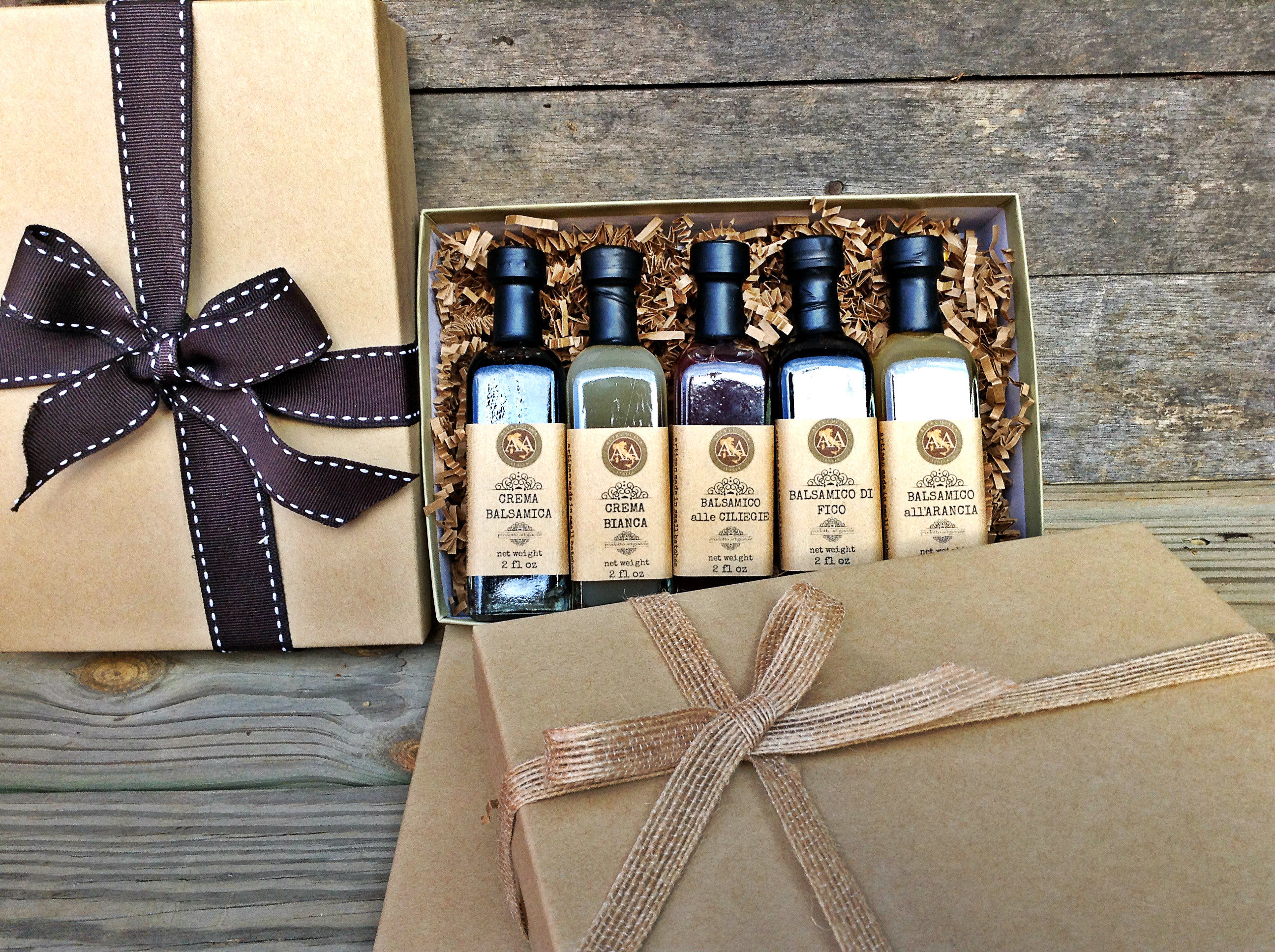 Balsamic Vinegar Glaze Sampler Gift Box - Holiday Gourmet Gift Box ...