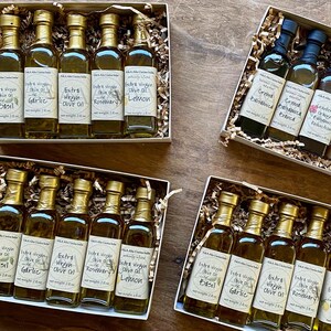 Olive Oil and Balsamic Vinegar Sampler Gift Box - Holiday Gourmet Gift ...