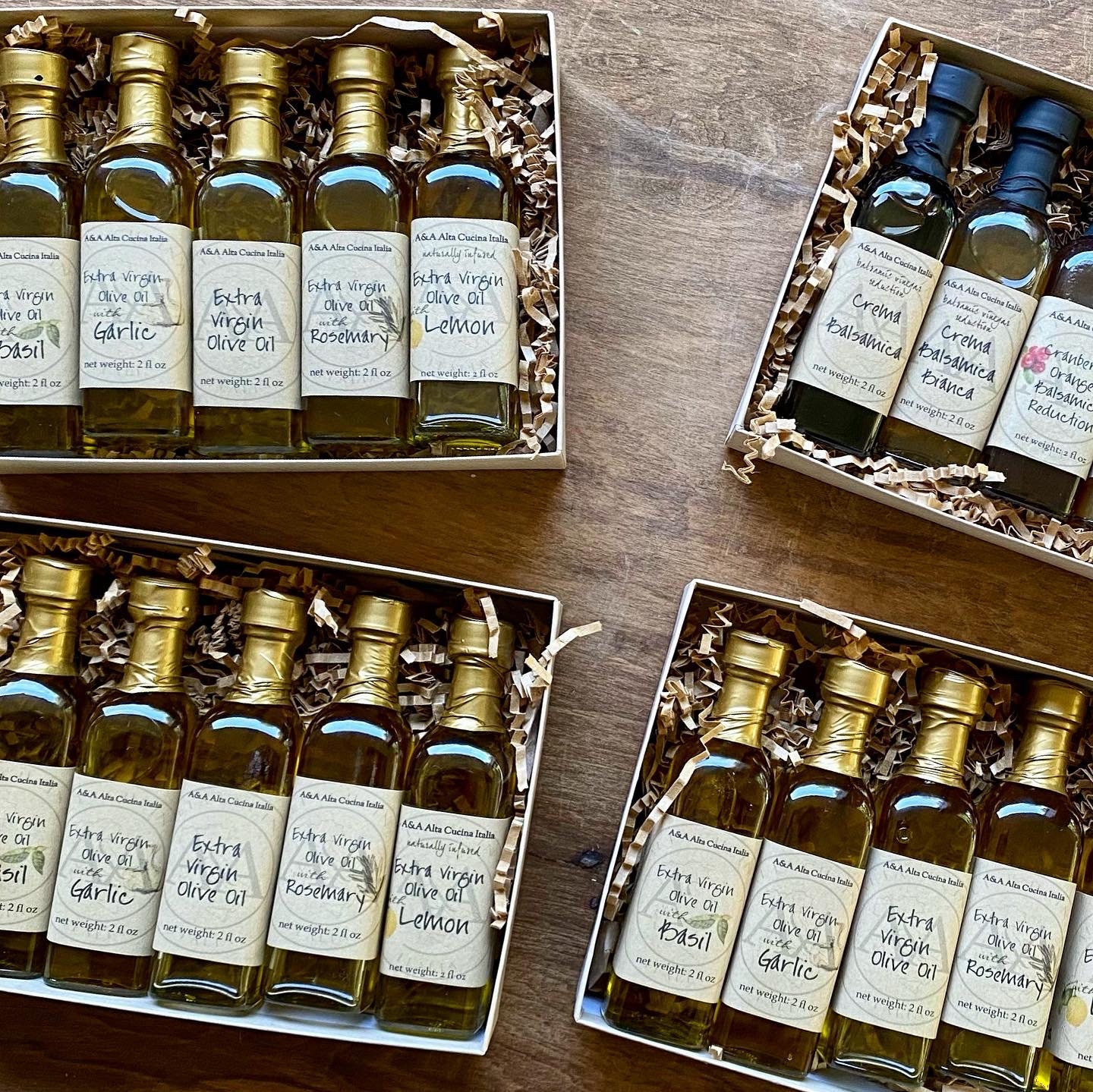 Olive Oil and Balsamic Vinegar Sampler Gift Box Holiday Gourmet Gift ...